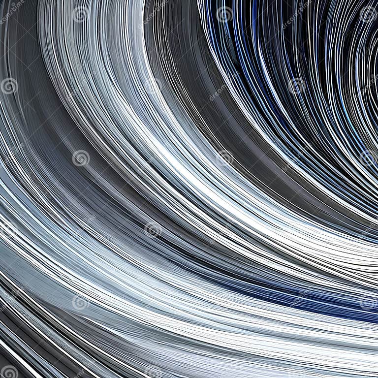 A Symphony of Flowing Lines and Curves, Creating a Sense of Fluidity ...