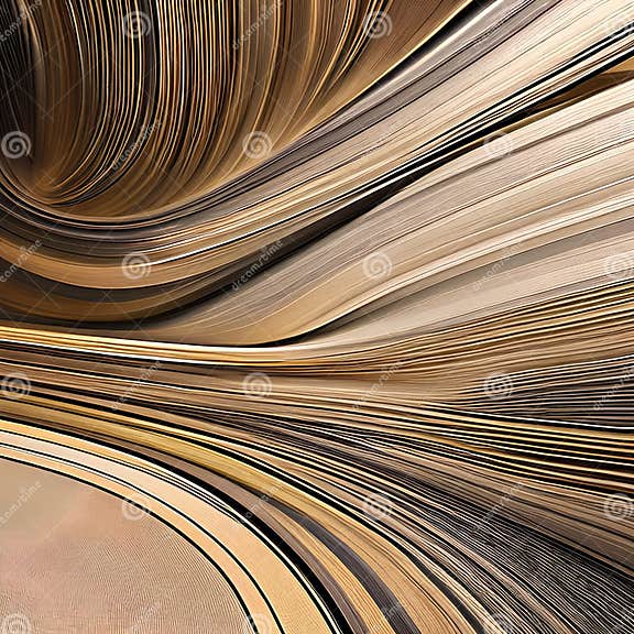 A Symphony of Flowing Lines and Curves, Creating a Sense of Fluidity ...