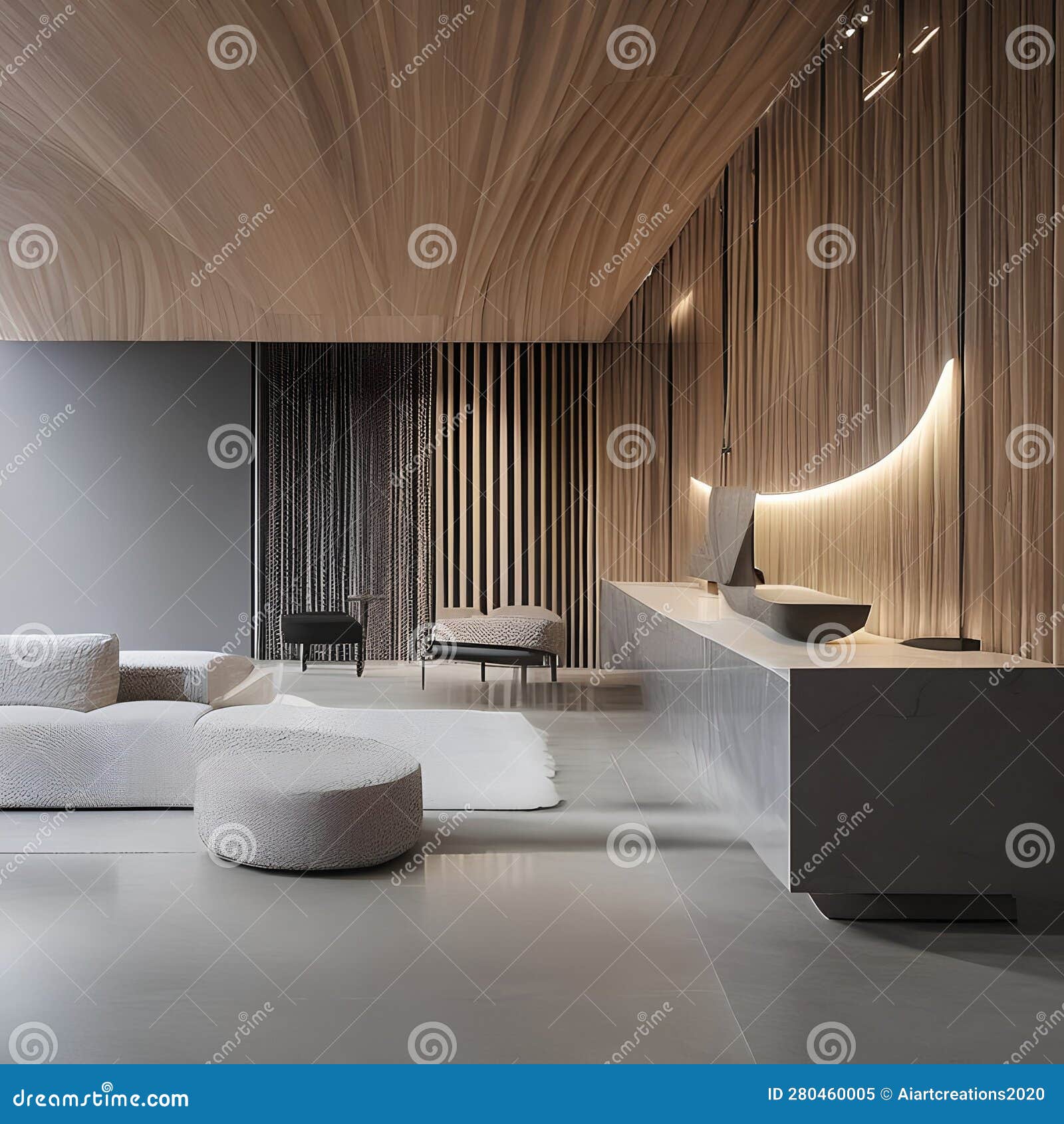 A Symphony of Flowing Lines and Curves, Creating a Sense of Fluidity ...