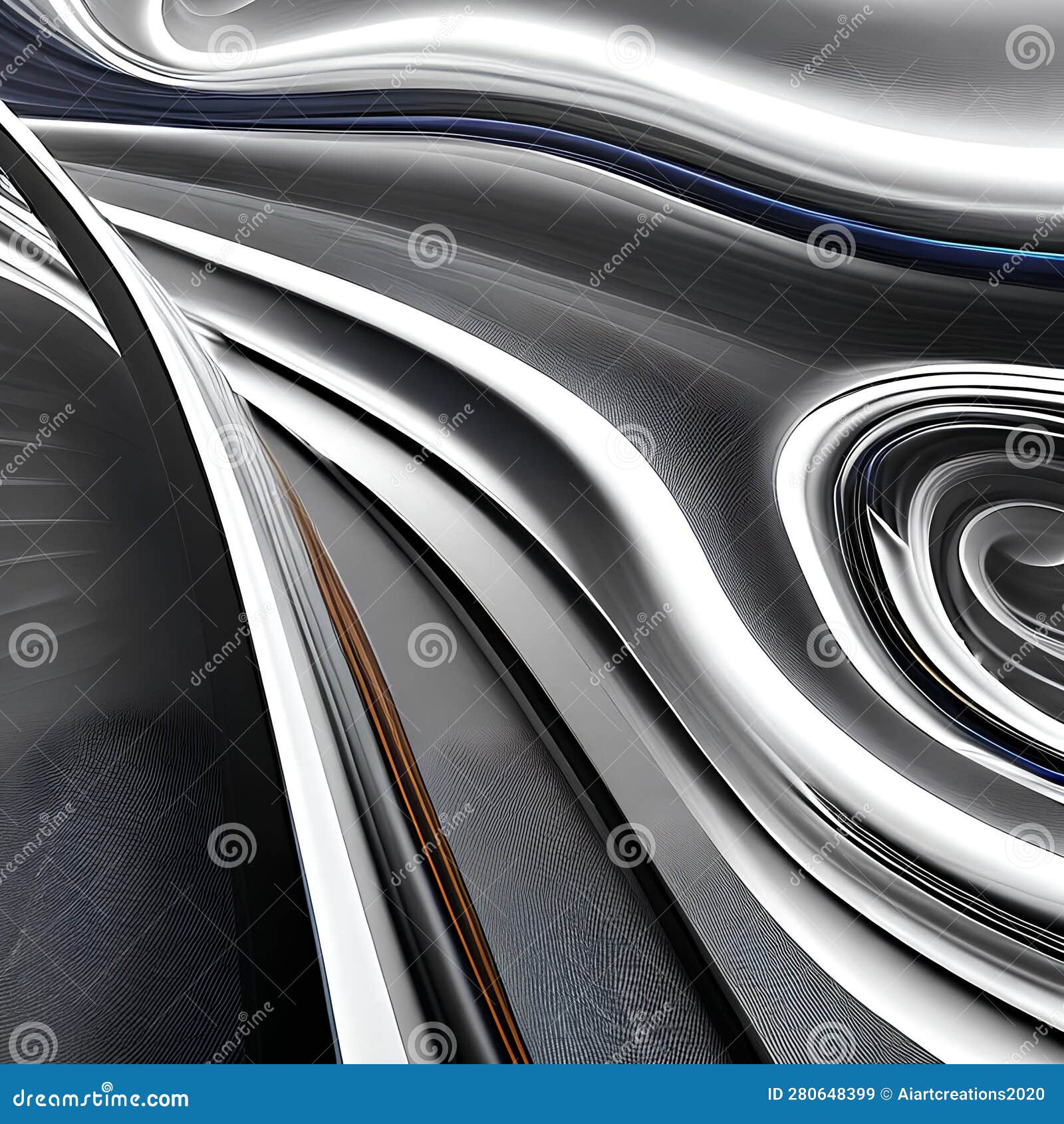 A Symphony of Flowing Lines and Curves, Creating a Sense of Movement ...