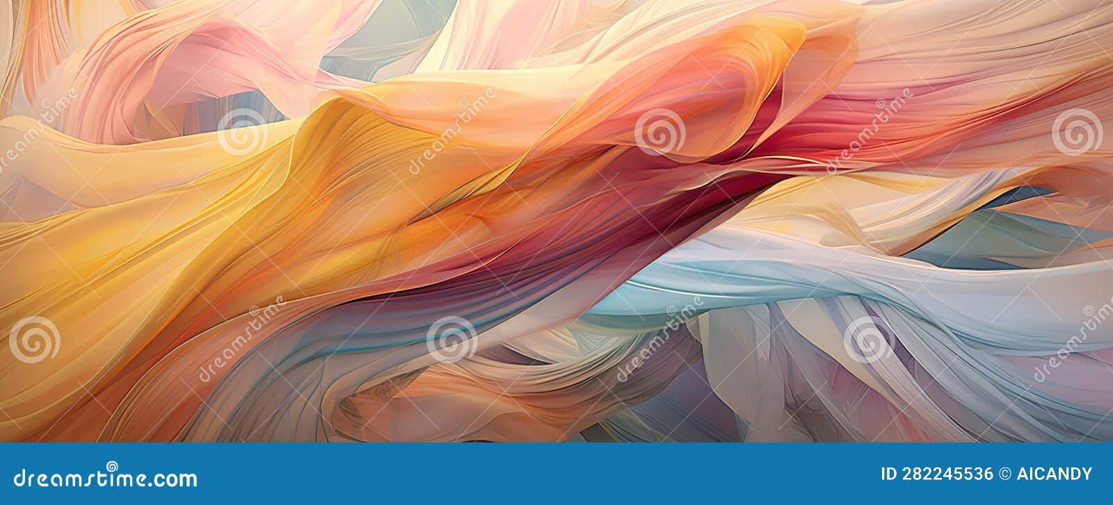 Symphony of Flowing Ribbons and Interweaving Lines, Creating an ...