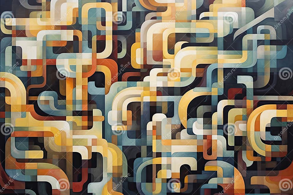 Symphony of Geometric Abstractions Intersecting and Overlapping ...