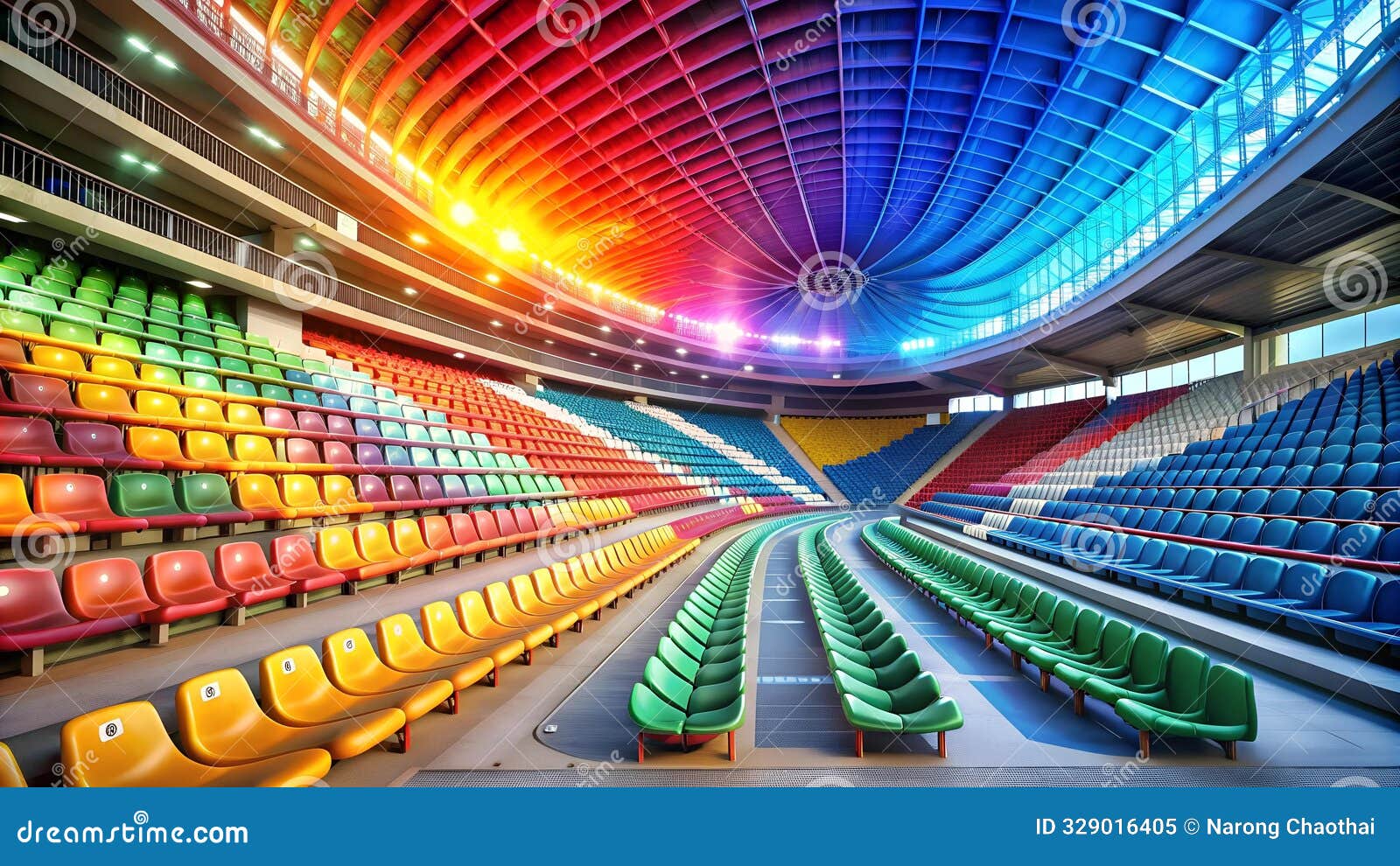 The Symphony Of Seating: A Grand Auditorium Filled With Rows Of Seats ...