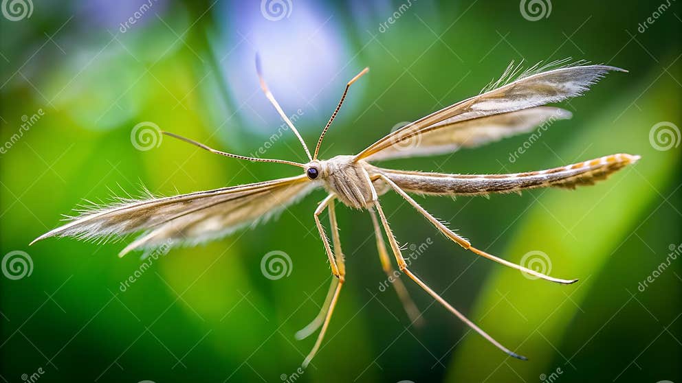 A Symphony of Motion: a Plume Moth in a Series of Frames AI Generated ...