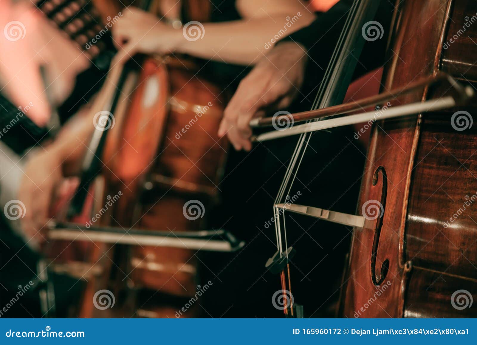 Symphony Orchestra on Stage Stock Photo - Image of orchestra ...