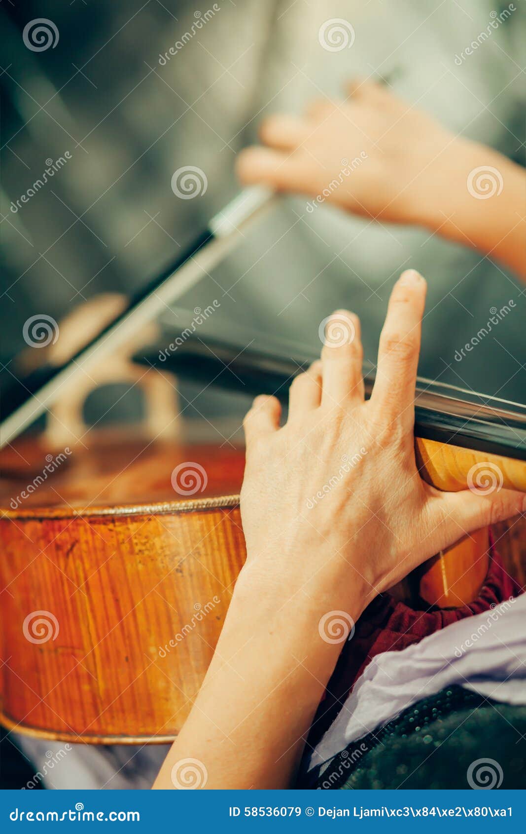 Symphony Orchestra on Stage Stock Image - Image of artist, instrument ...