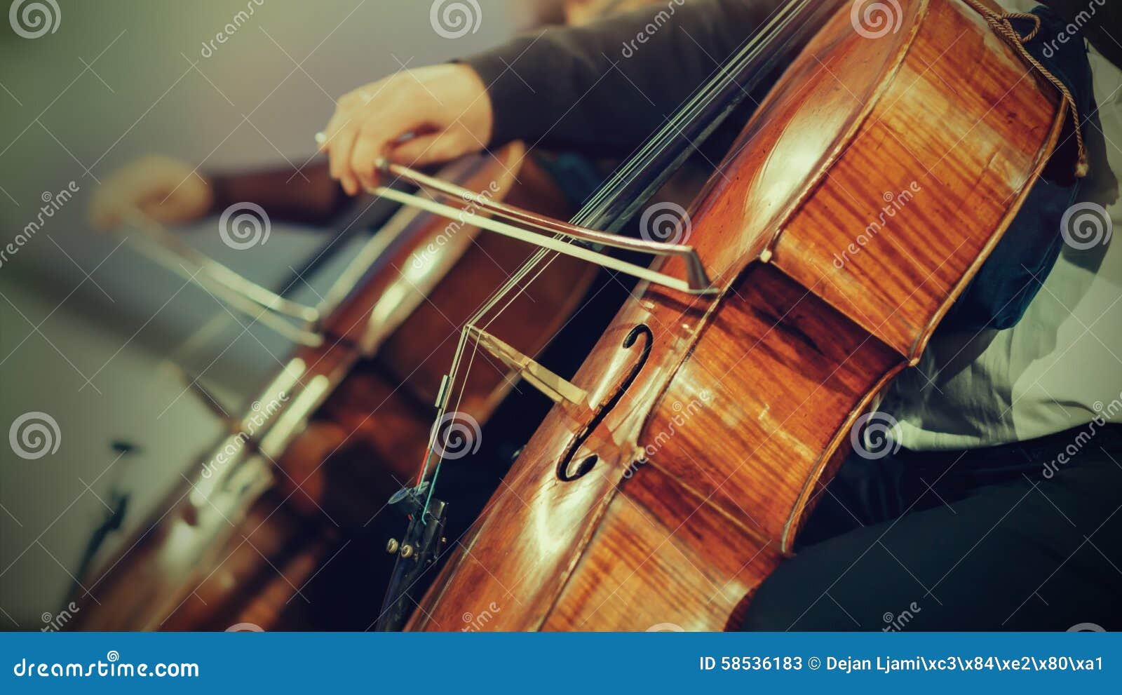Symphony Orchestra on Stage Stock Image - Image of musician, instrument ...