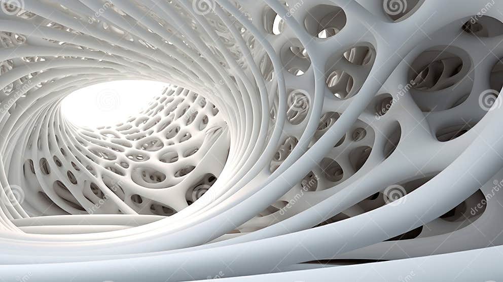 Symphony of Shapes: Exploring the Boundaries of Parametric Art Stock ...