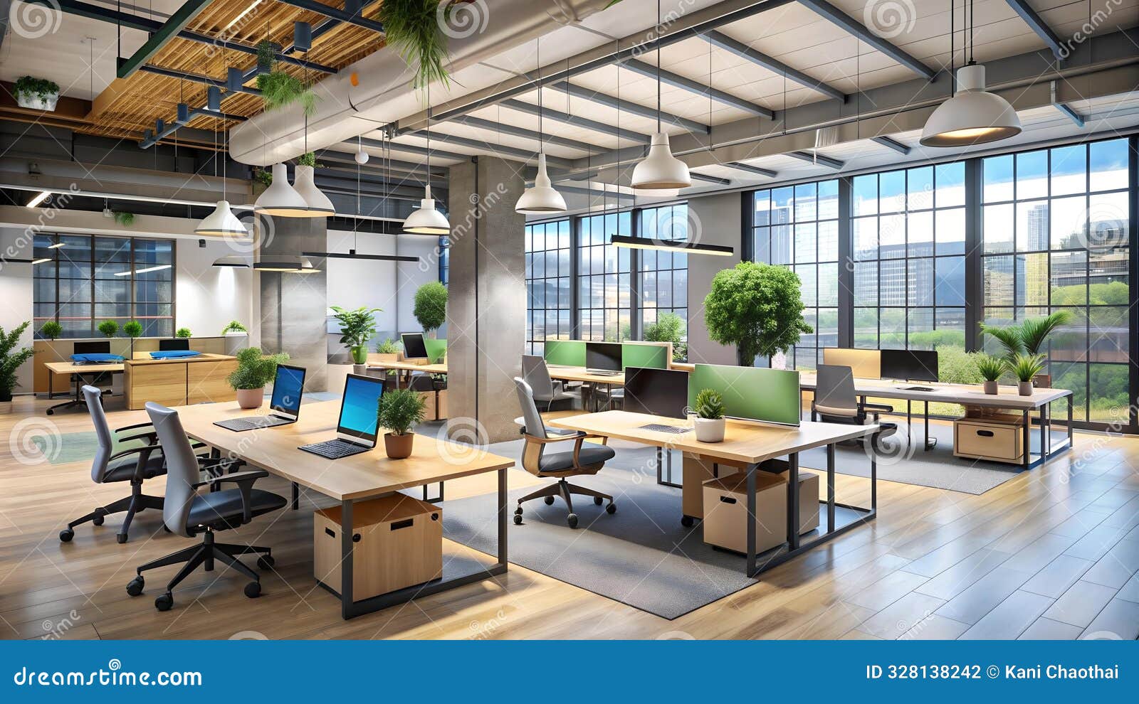 A Symphony of Shared Spaces an Open Floor Plan Office Designed for ...