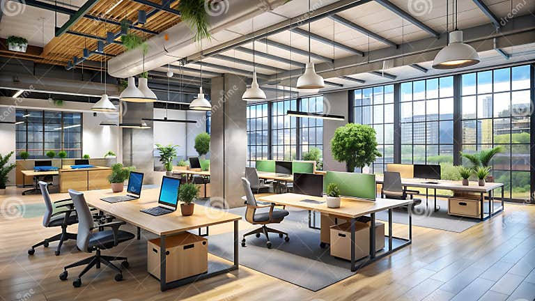 A Symphony of Shared Spaces an Open Floor Plan Office Designed for Collaborative Innovation ...