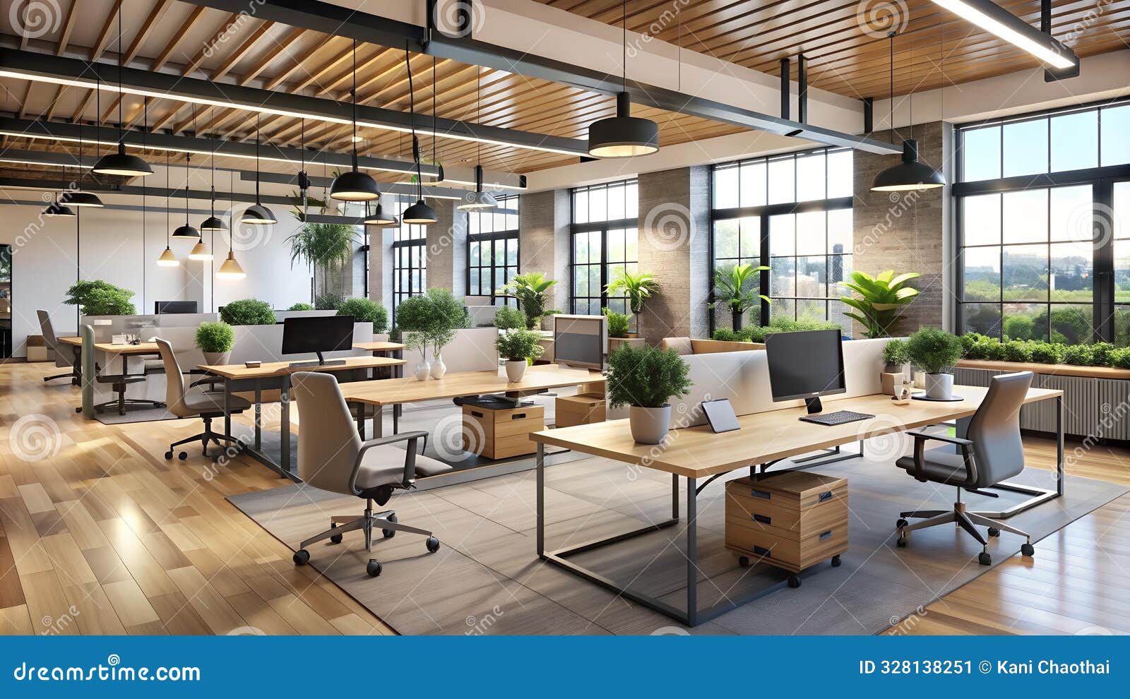 A Symphony of Shared Spaces an Open Floor Plan Office Designed for ...