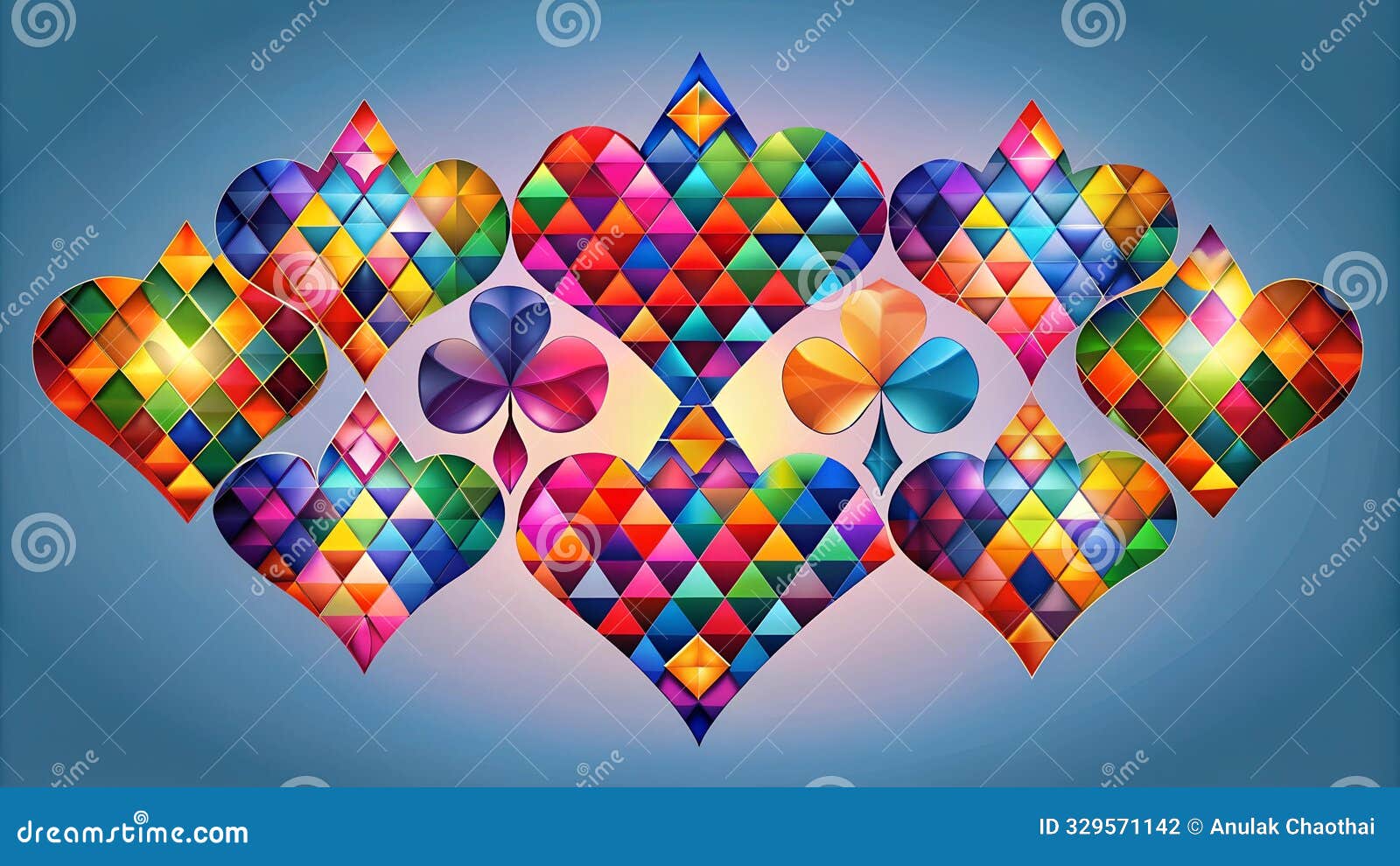 A Symphony of Spades a Visual Representation of Playing Card Suits ...