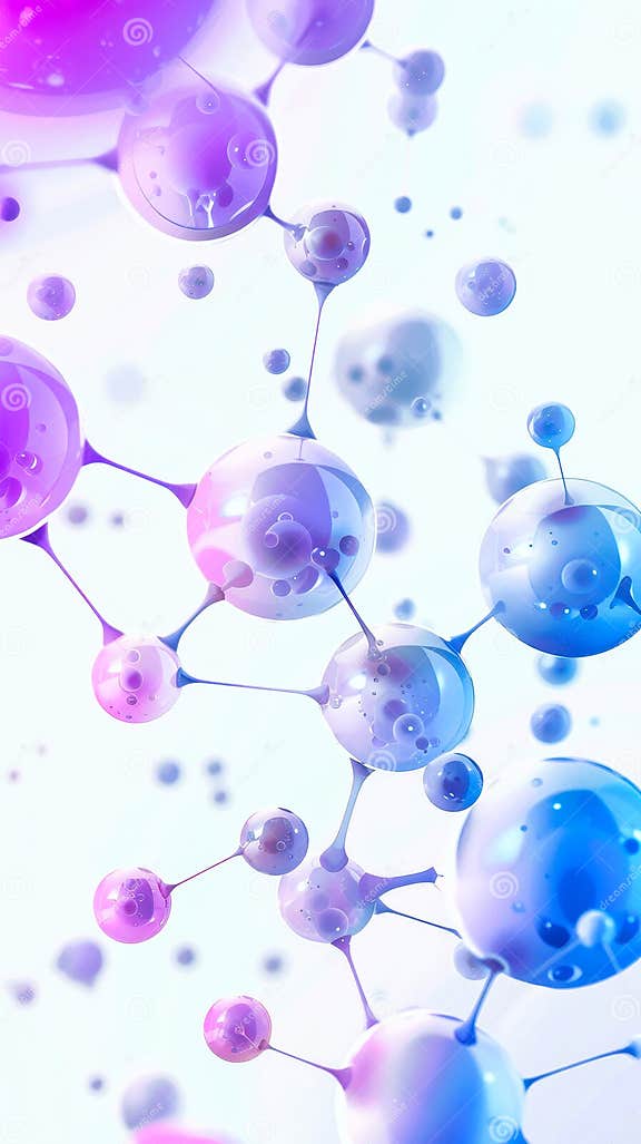 A Symphony of Spheres: Interconnected Geometry in Vibrant Hues Stock ...