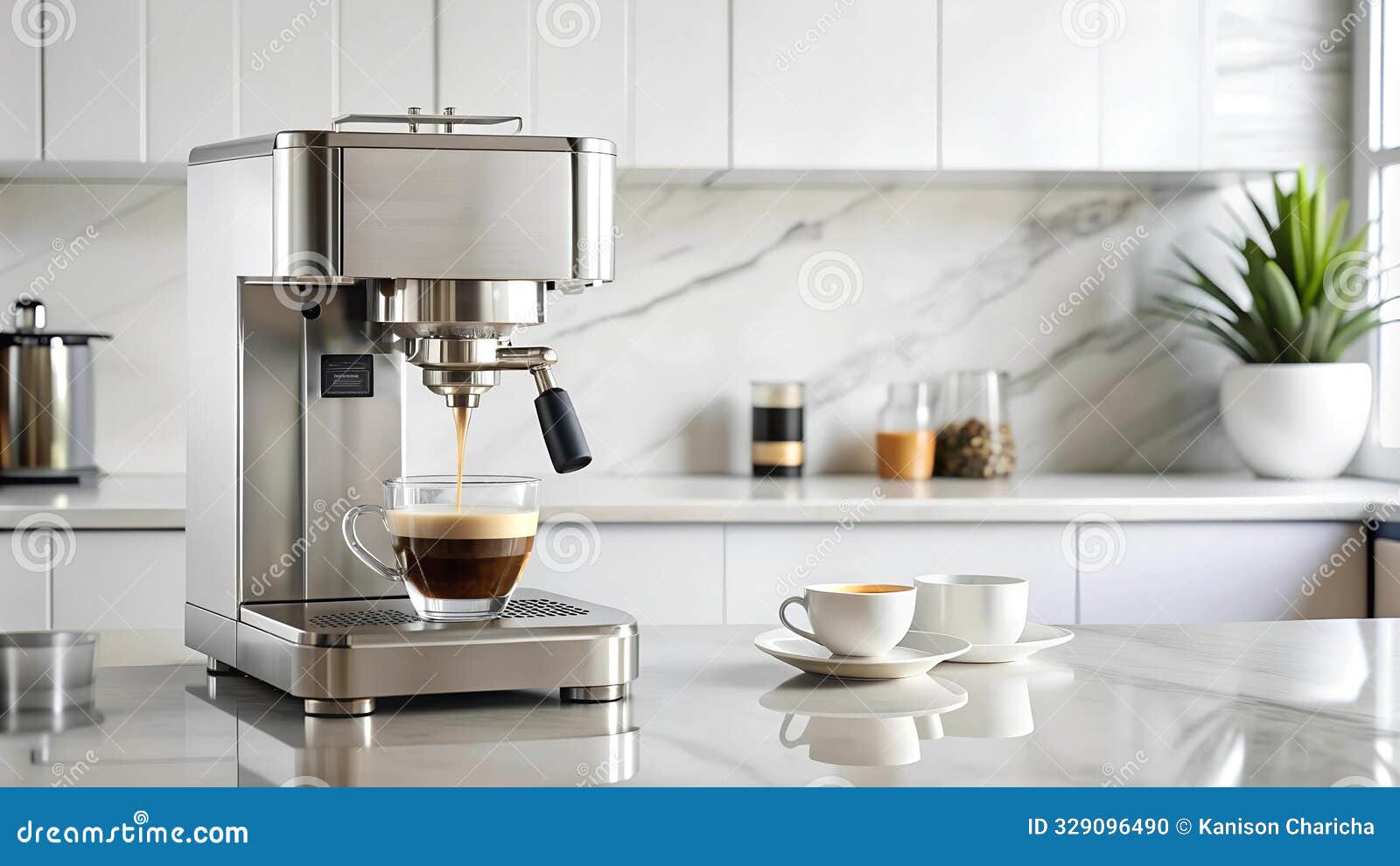A Symphony of Steam Espresso Machine and Filter Coffee Maker in a ...