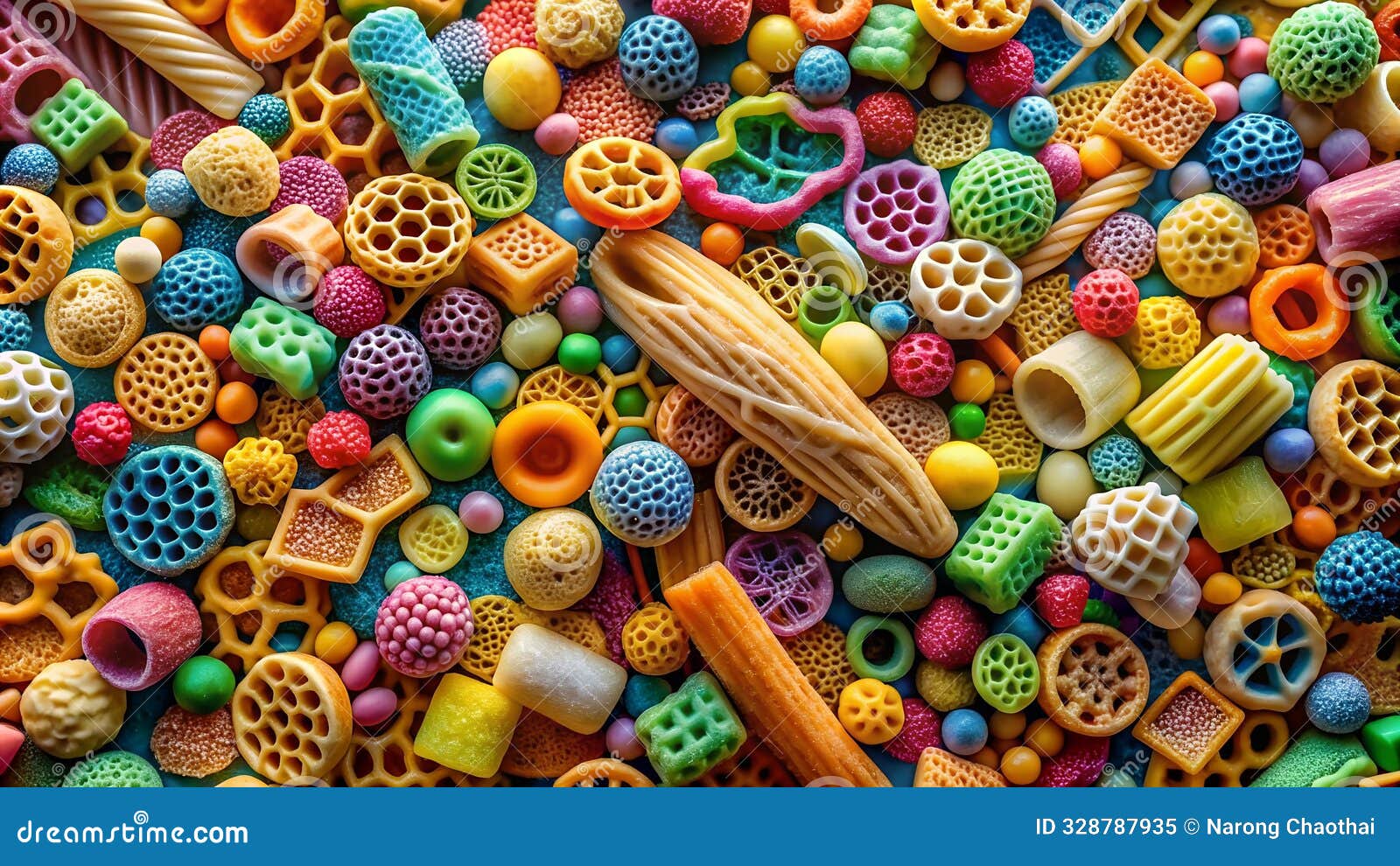 A Symphony Of Sugars: A Micrograph Of Altered Carbohydrates Generative ...