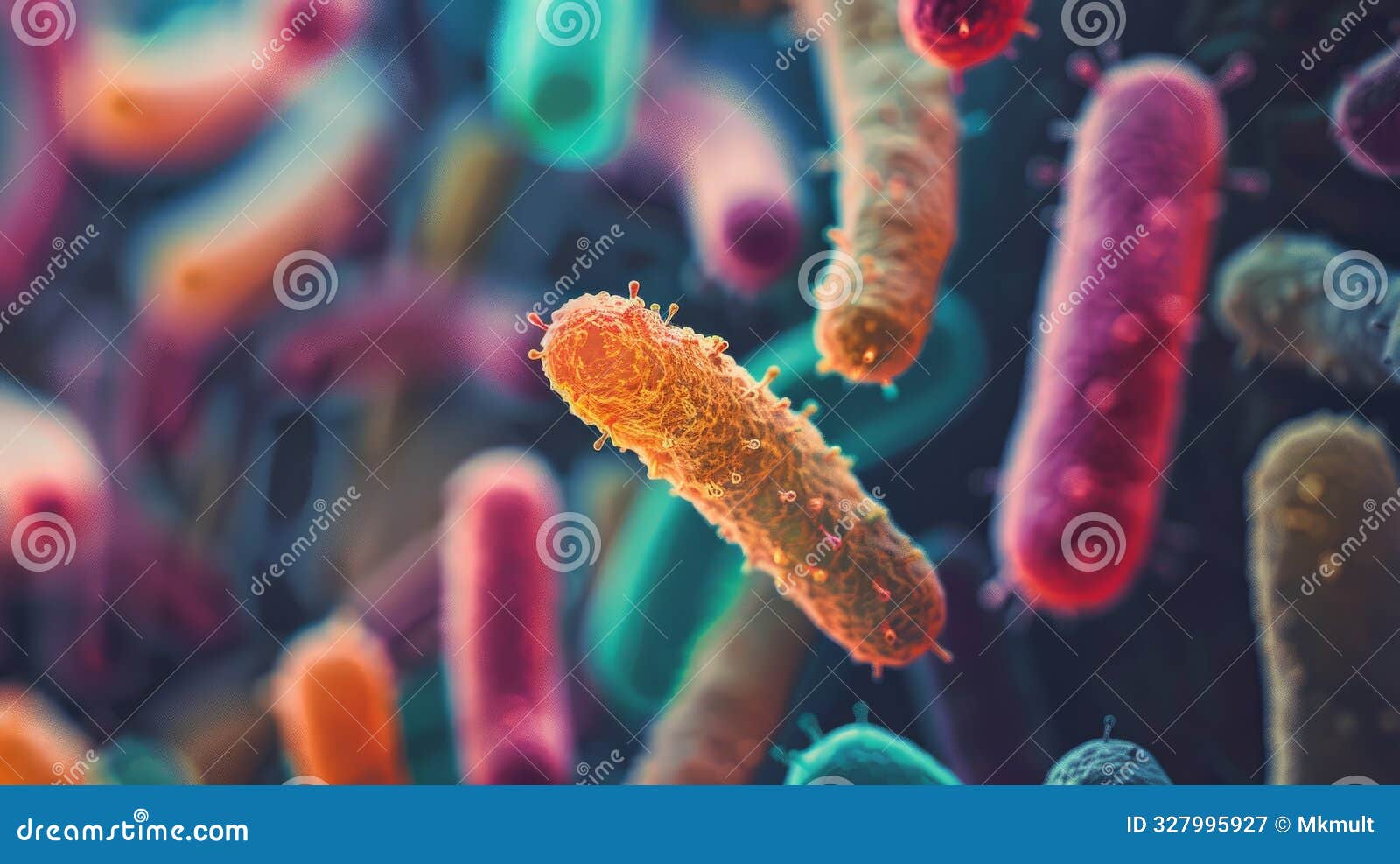 Symptoms of Human Exposure To Anthrax Bacteria Under Microscope Stock ...