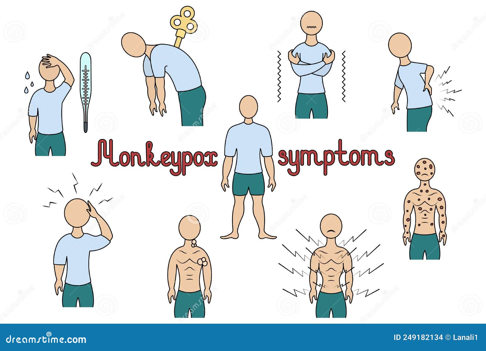Enlarged Lymph Nodes RGB Color Icon Cartoon Vector | CartoonDealer.com ... Enlarged Lymph Nodes RGB Color Icon Cartoon Vector | CartoonDealer.com ...