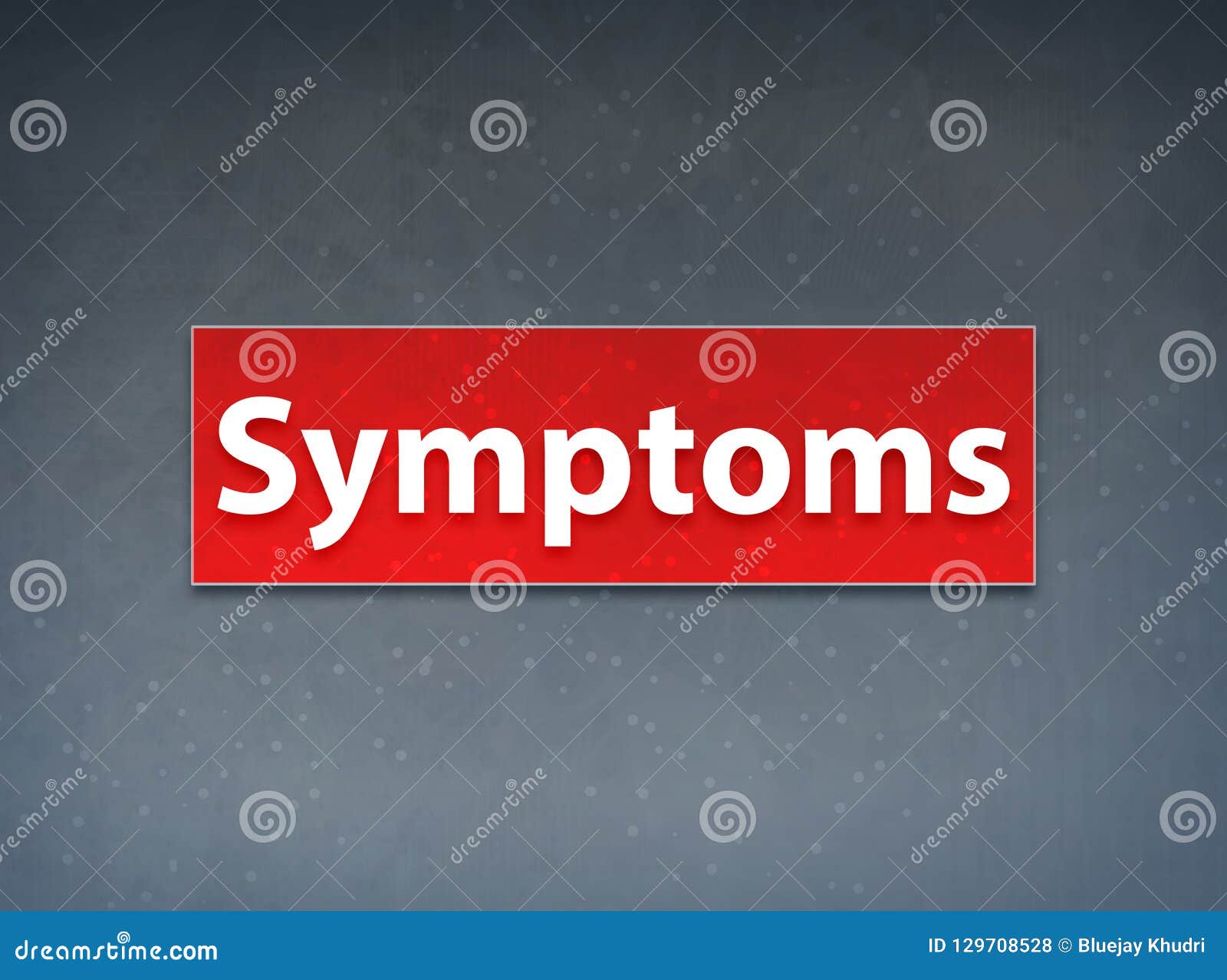 Symptoms Red Banner Abstract Background Stock Illustration ...