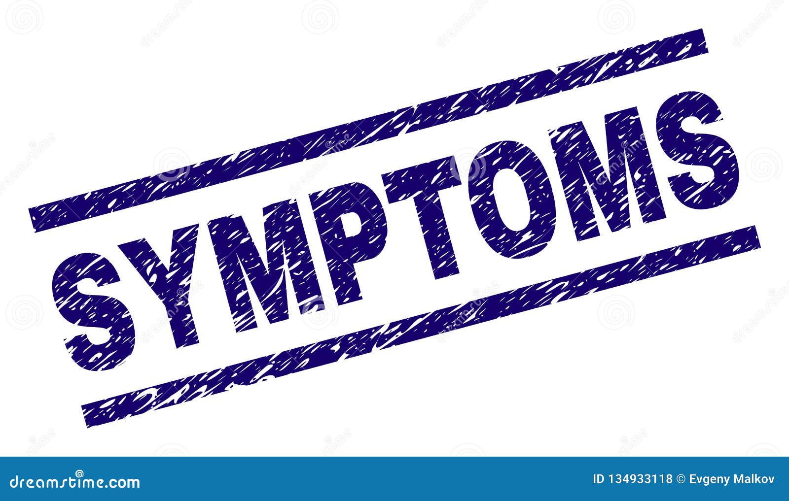 Grunge Textured SYMPTOMS Stamp Seal Stock Vector - Illustration of ...