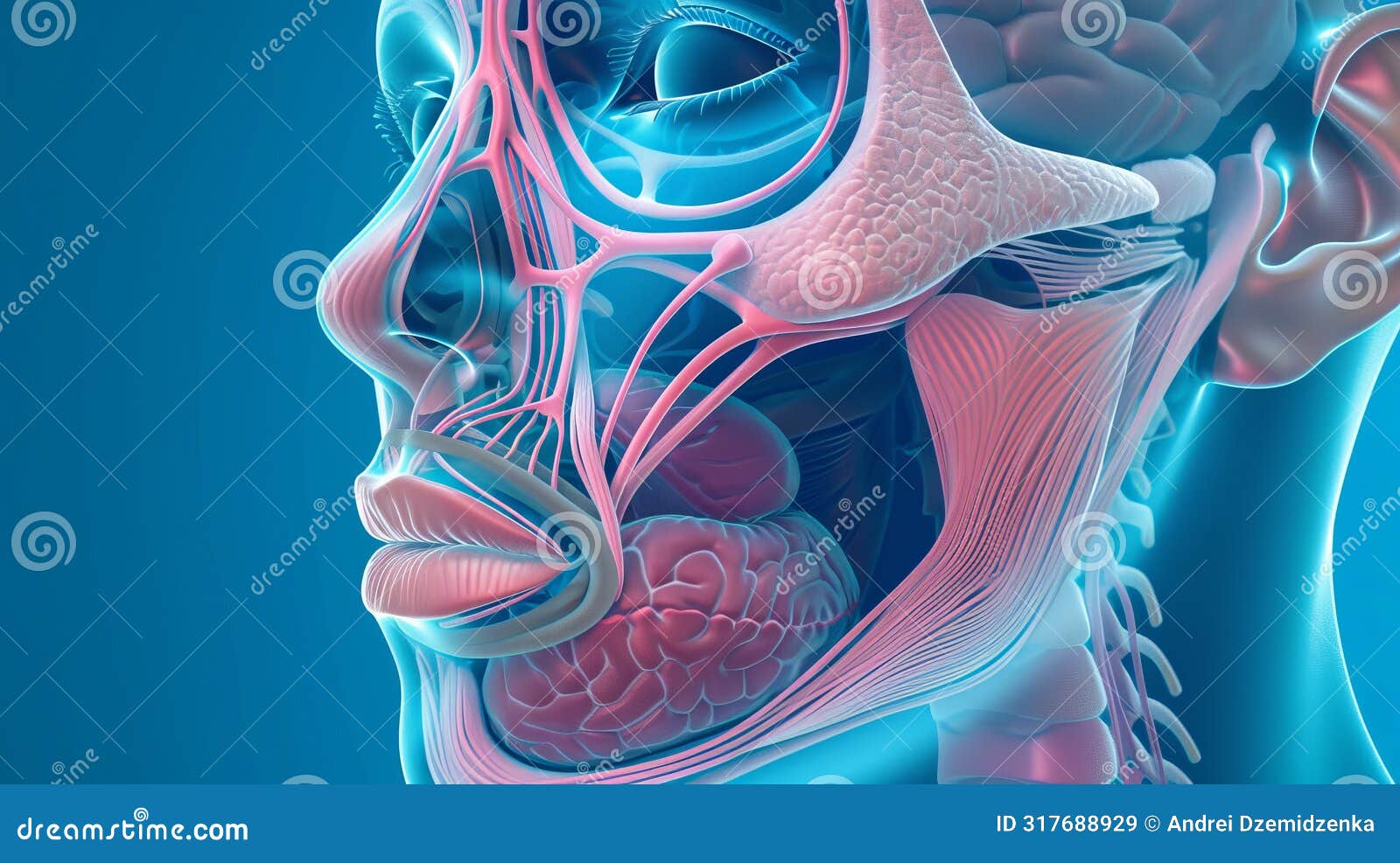 X-ray Of Face And Maxillary Sinuses Stock Photo | CartoonDealer.com ...