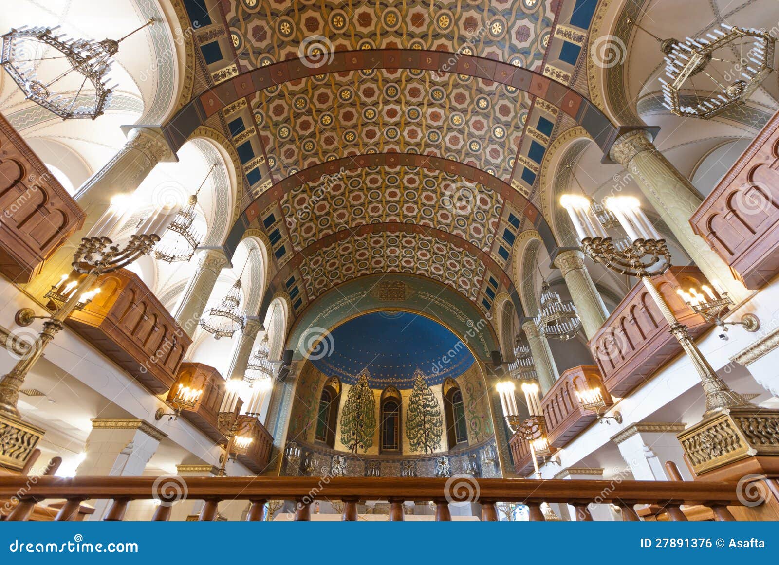 Synagogue interior stock photo. Image of belief, ancient - 27891376