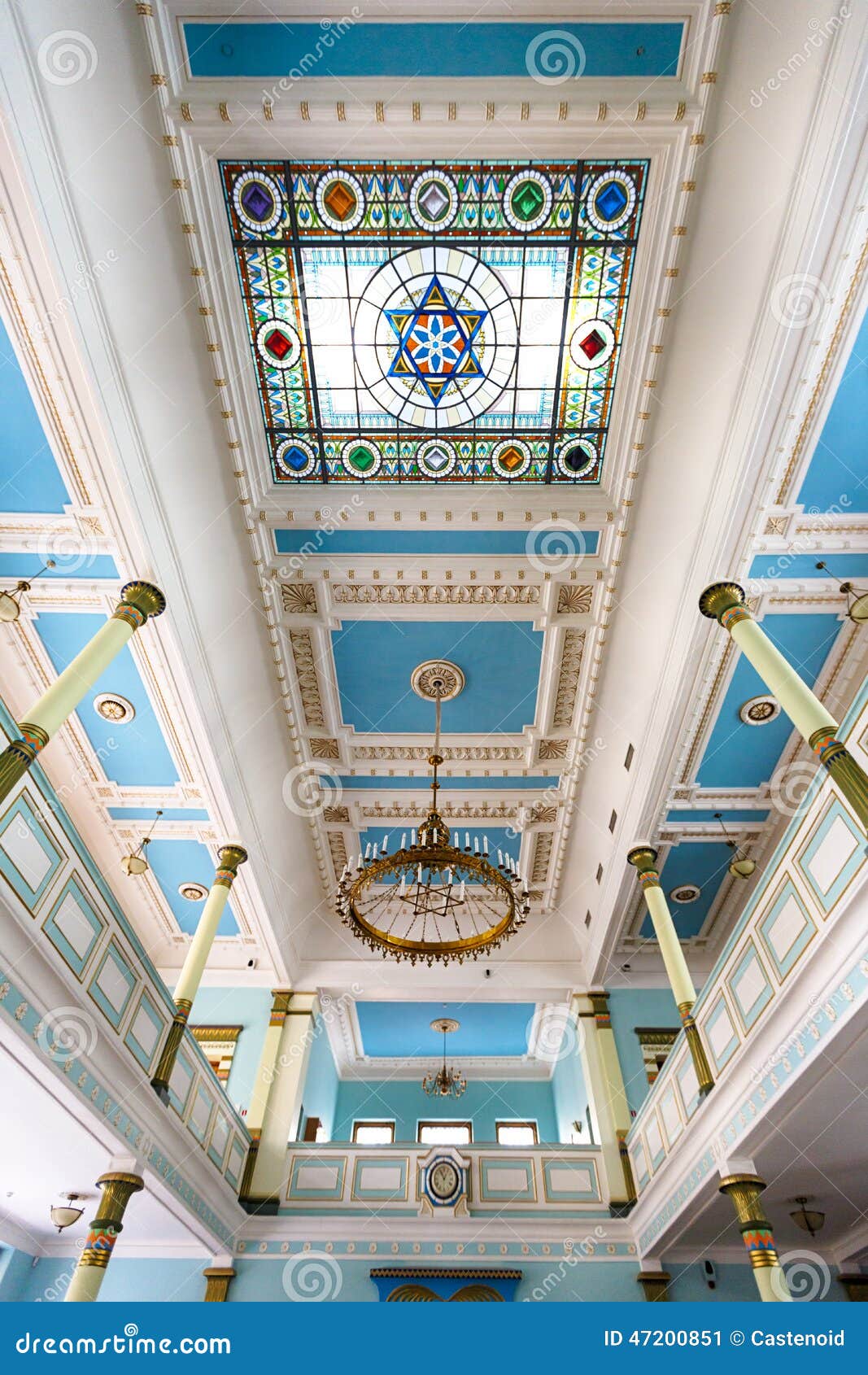 Synagogue in Riga stock image. Image of spiritual, colored - 47200851