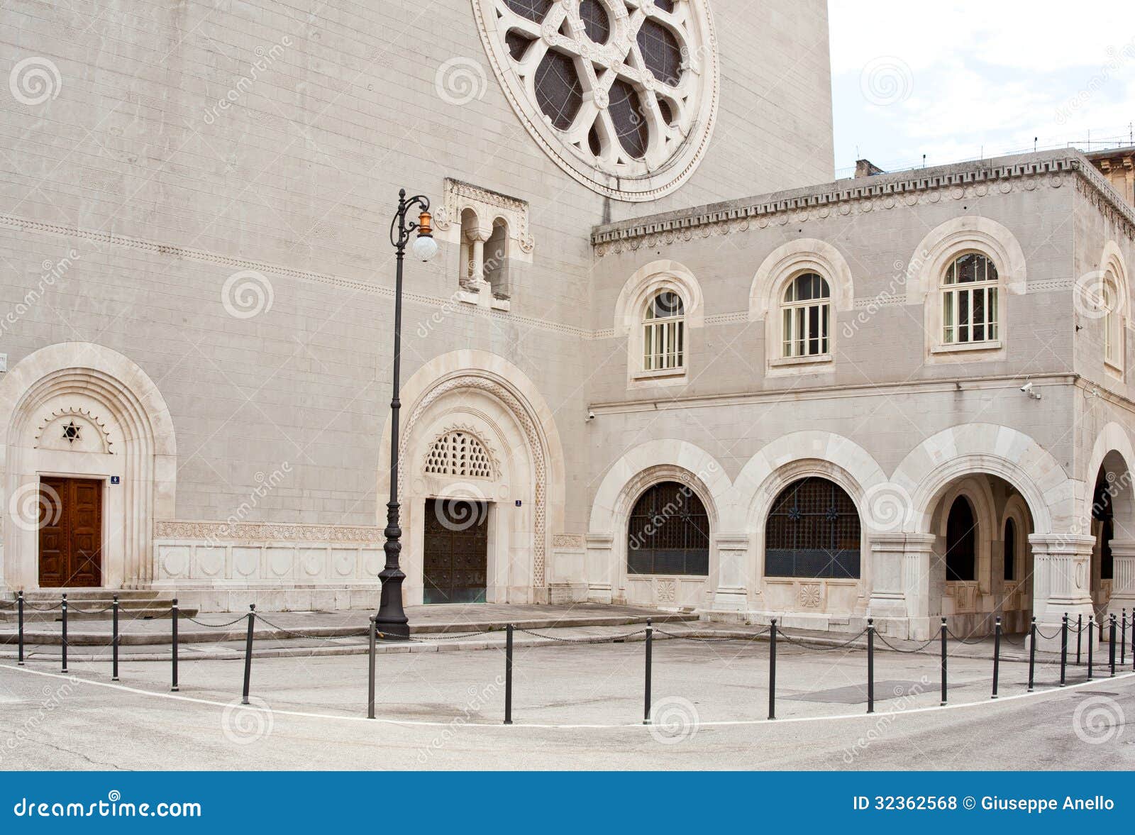 Synagogue in Trieste stock photo. Image of style, religious - 32362568