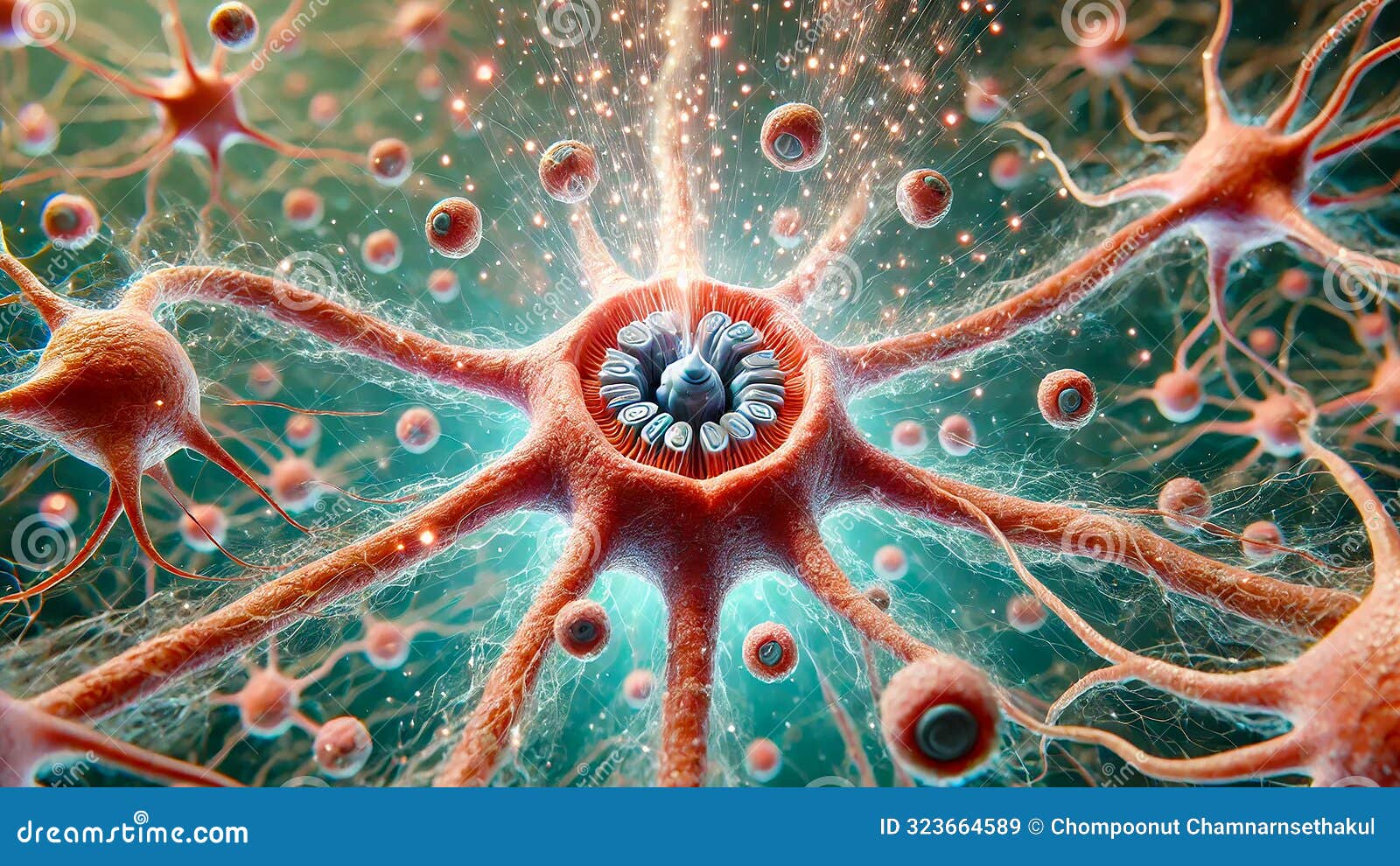 Synapse Malfunction Causing Neurological Issues,disrupted Interaction ...