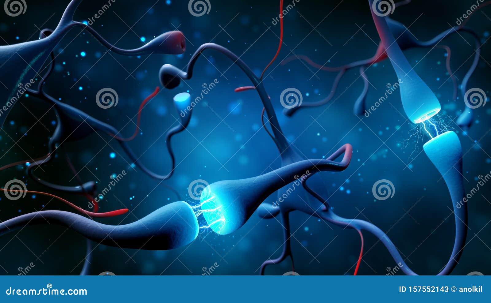 Synapse And Neuron Cells Sending Electrical Chemical Signals. Digital ... Synapse And Neuron Cells Sending Electrical Chemical Signals. Digital ...