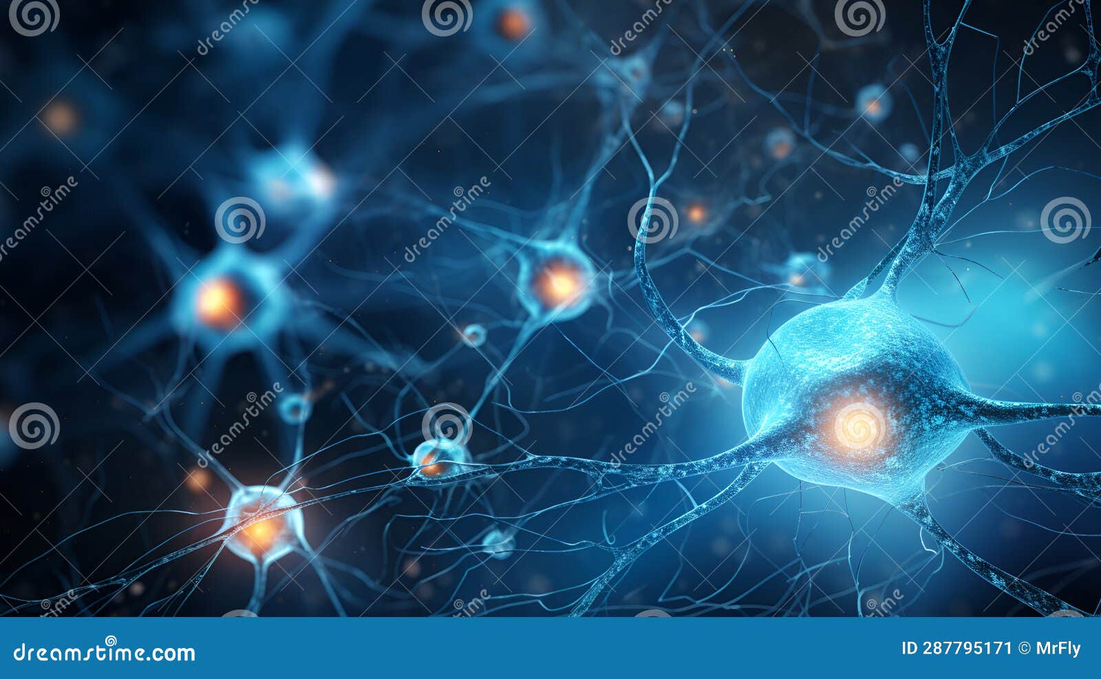Synapses In Human Brain, Neurons Royalty-Free Stock Photography ...