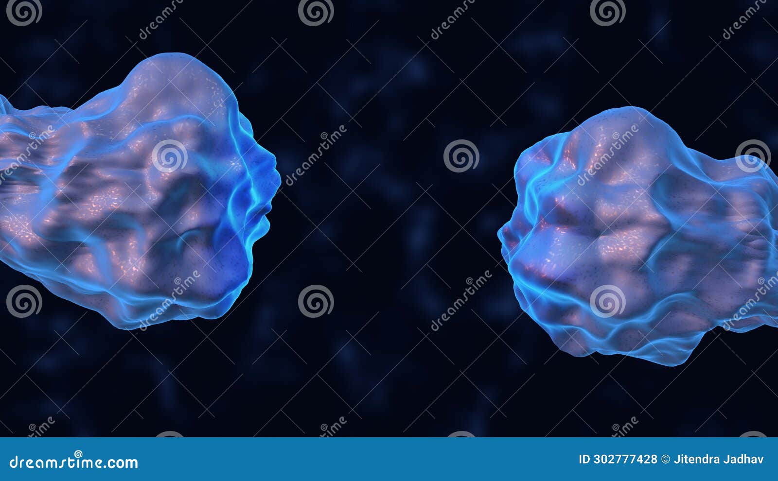 Activity of Neurons and Synapses Stock Illustration - Illustration of ...