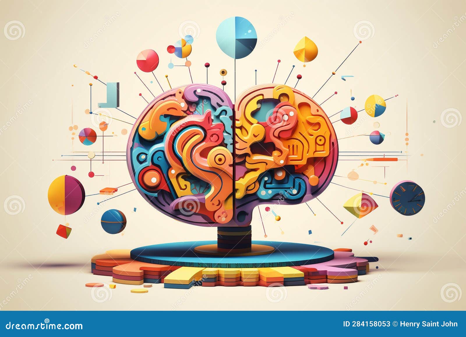 Synaptic Symphony: an Abstract Representation of Cognitive Function ...