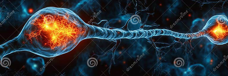 Synaptic Transmission in the Brain Nerve Impulse Traveling through ...
