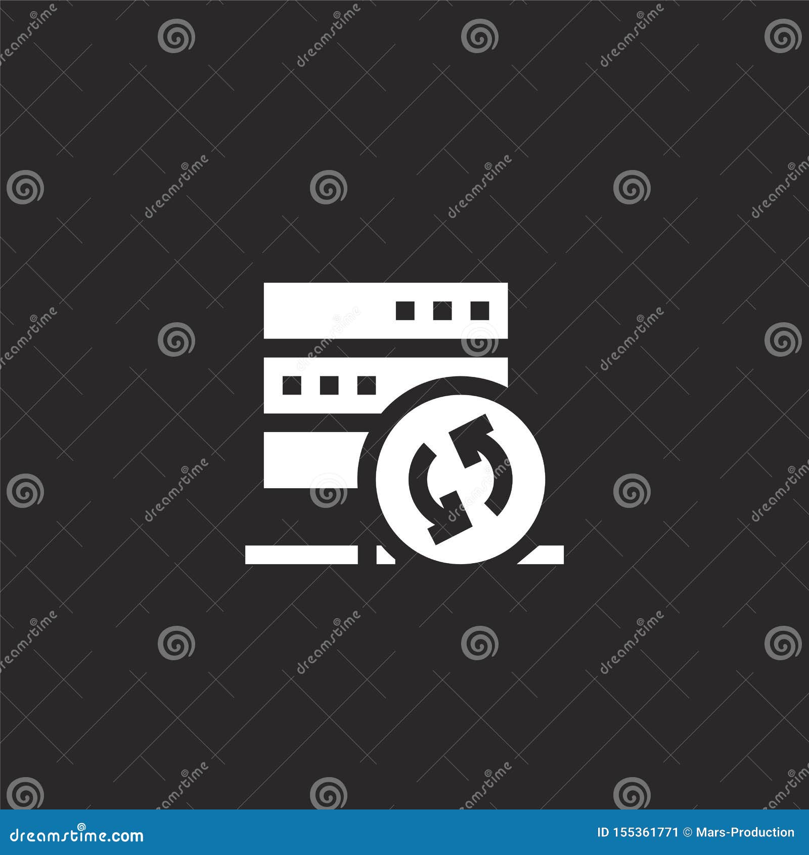 Sync Icon. Filled Sync Icon for Website Design and Mobile, App ...