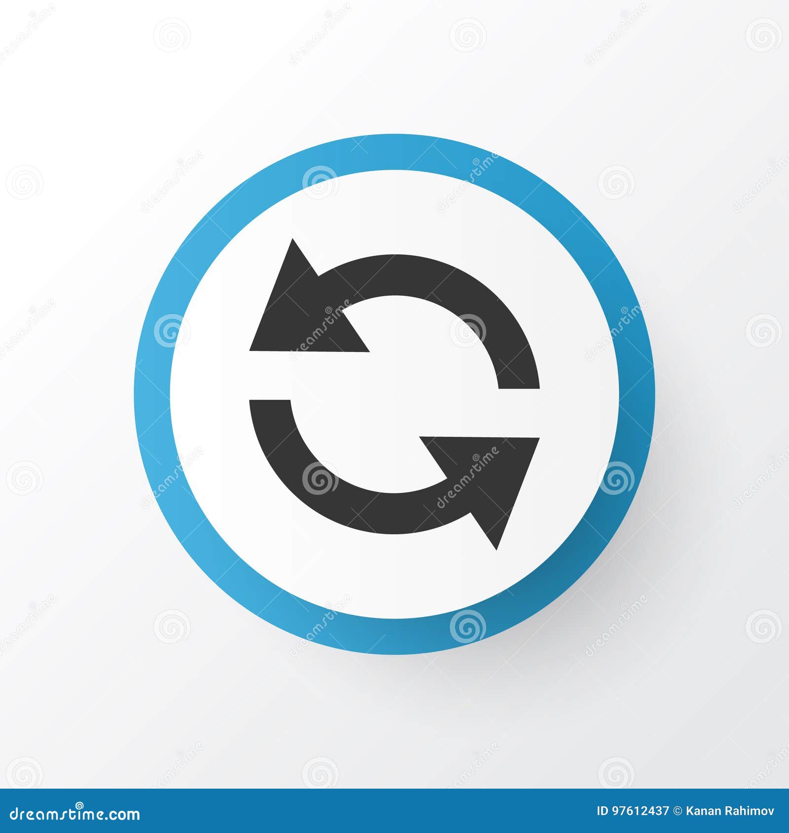 Sync Icon Symbol. Premium Quality Isolated Synchronize Element in ...