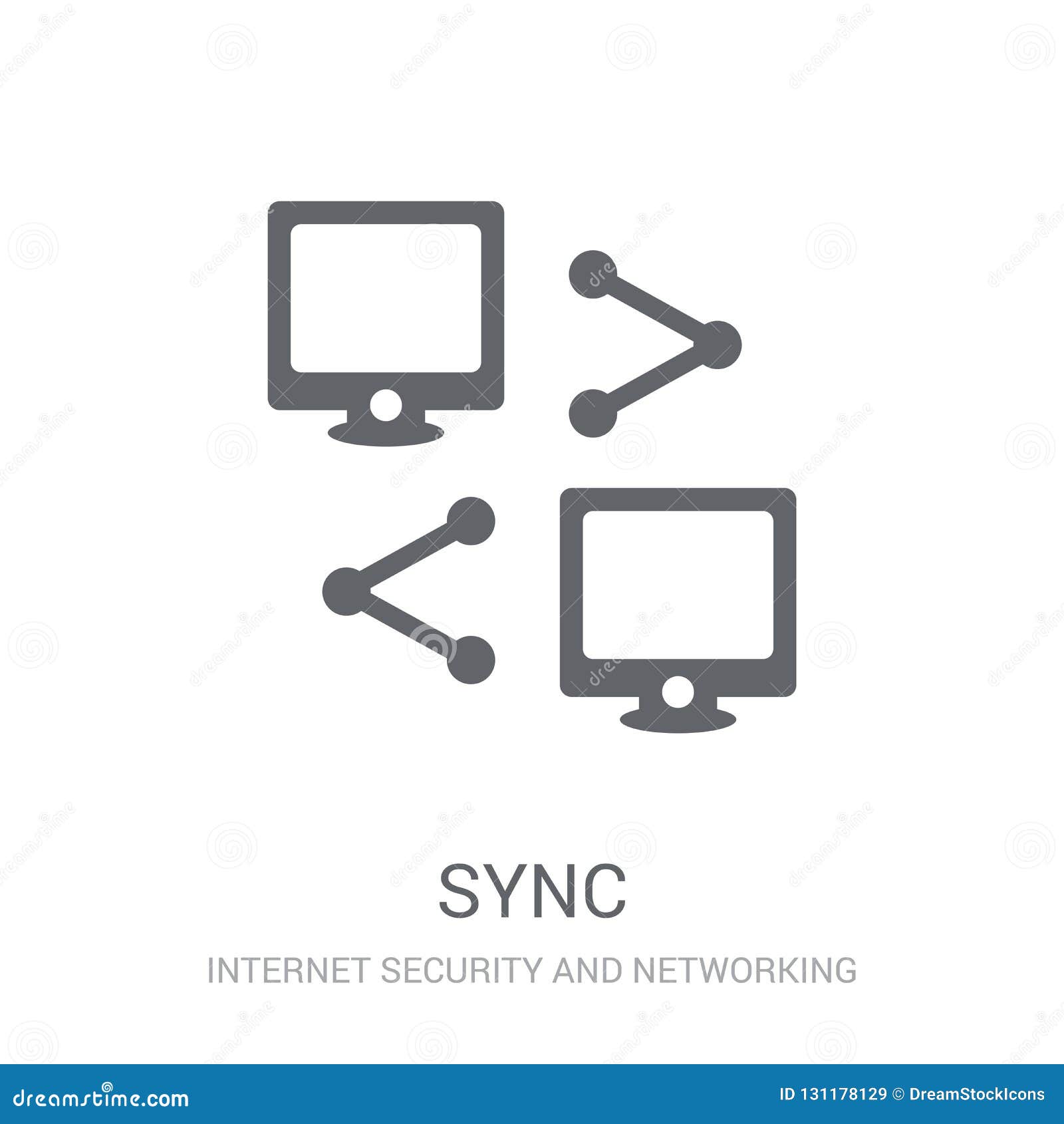 Sync Icon. Trendy Sync Logo Concept on White Background from Int Stock ...