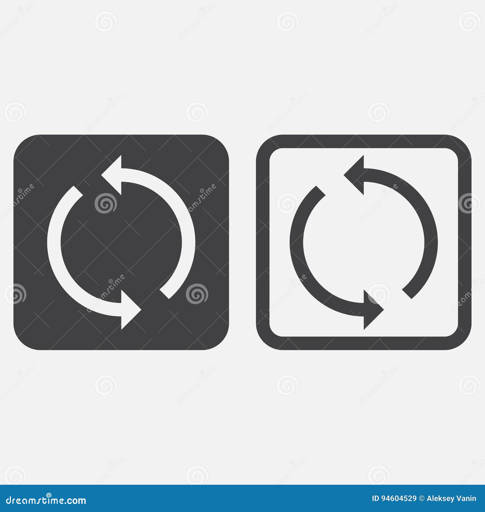 Sync Icon Vector Isolated on White . Stock Vector - Illustration of ...