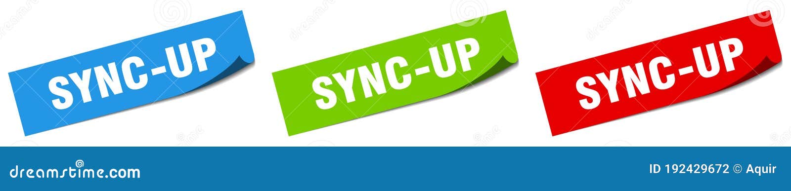 Sync-up Banner. Sync-up Speech Bubble Label Set. Stock Vector ...
