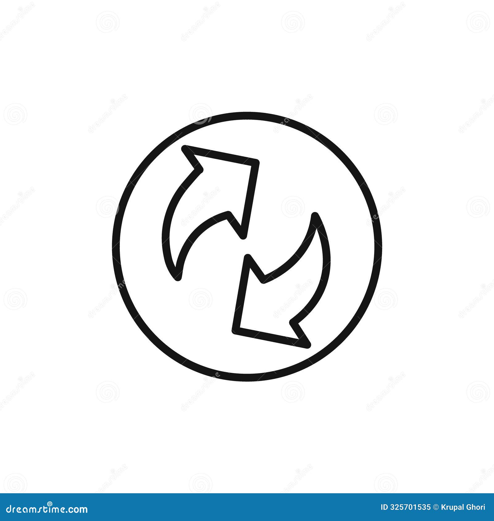 Synchronization Icon Vector Set Collection for Web Stock Illustration ...