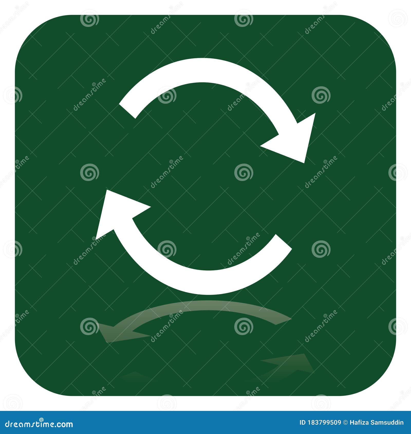 Synchronization Symbol. Vector Illustration Decorative Background ...