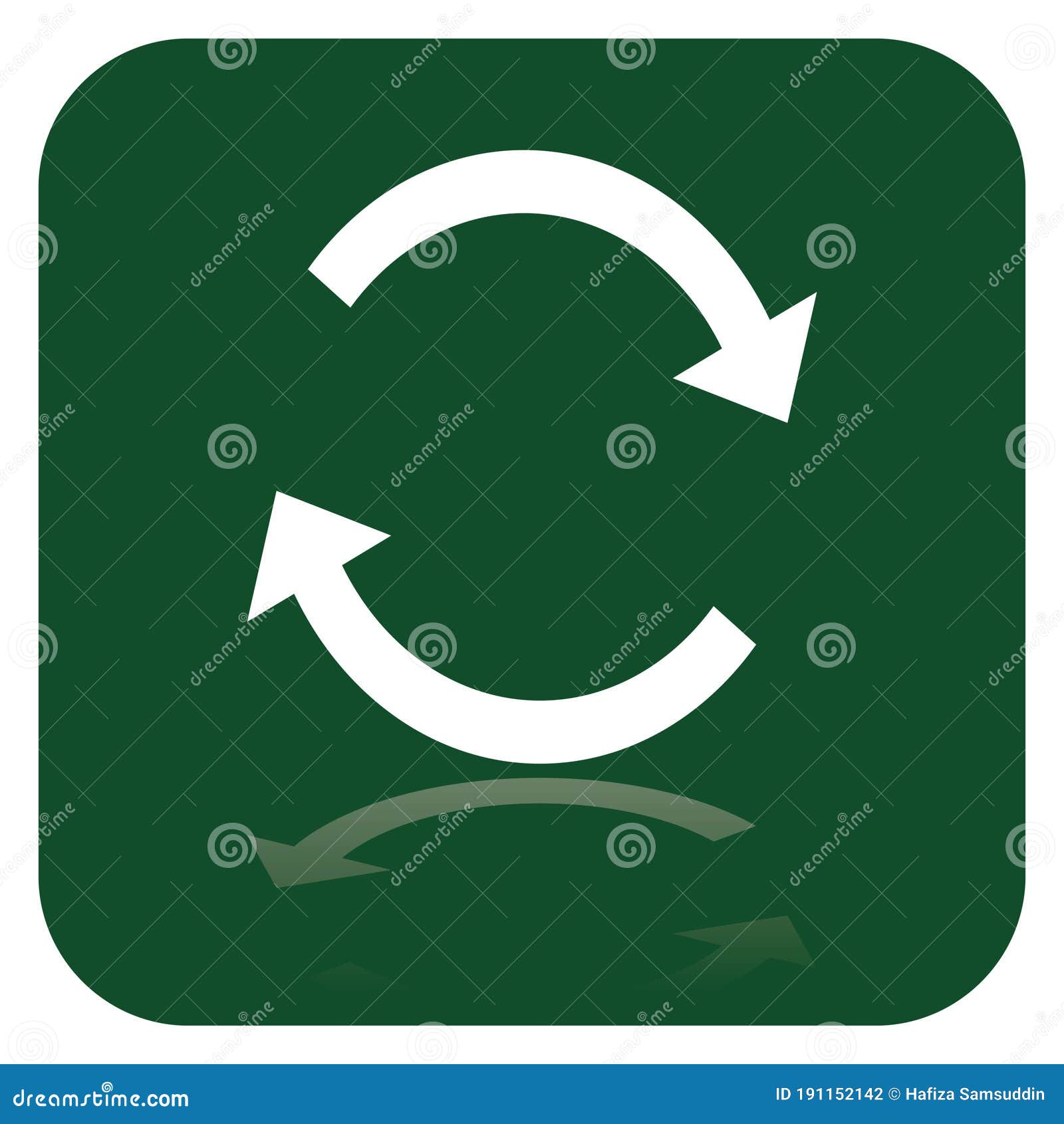 Synchronization Symbol. Vector Illustration Decorative Design Stock ...