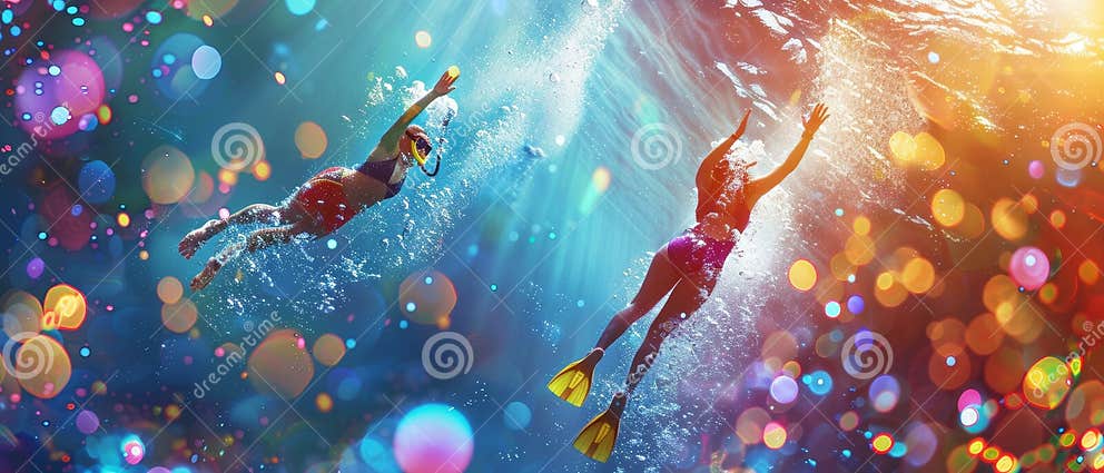 Synchronized Diving: a Showcase of Athletic Elegance in Australia Stock ...