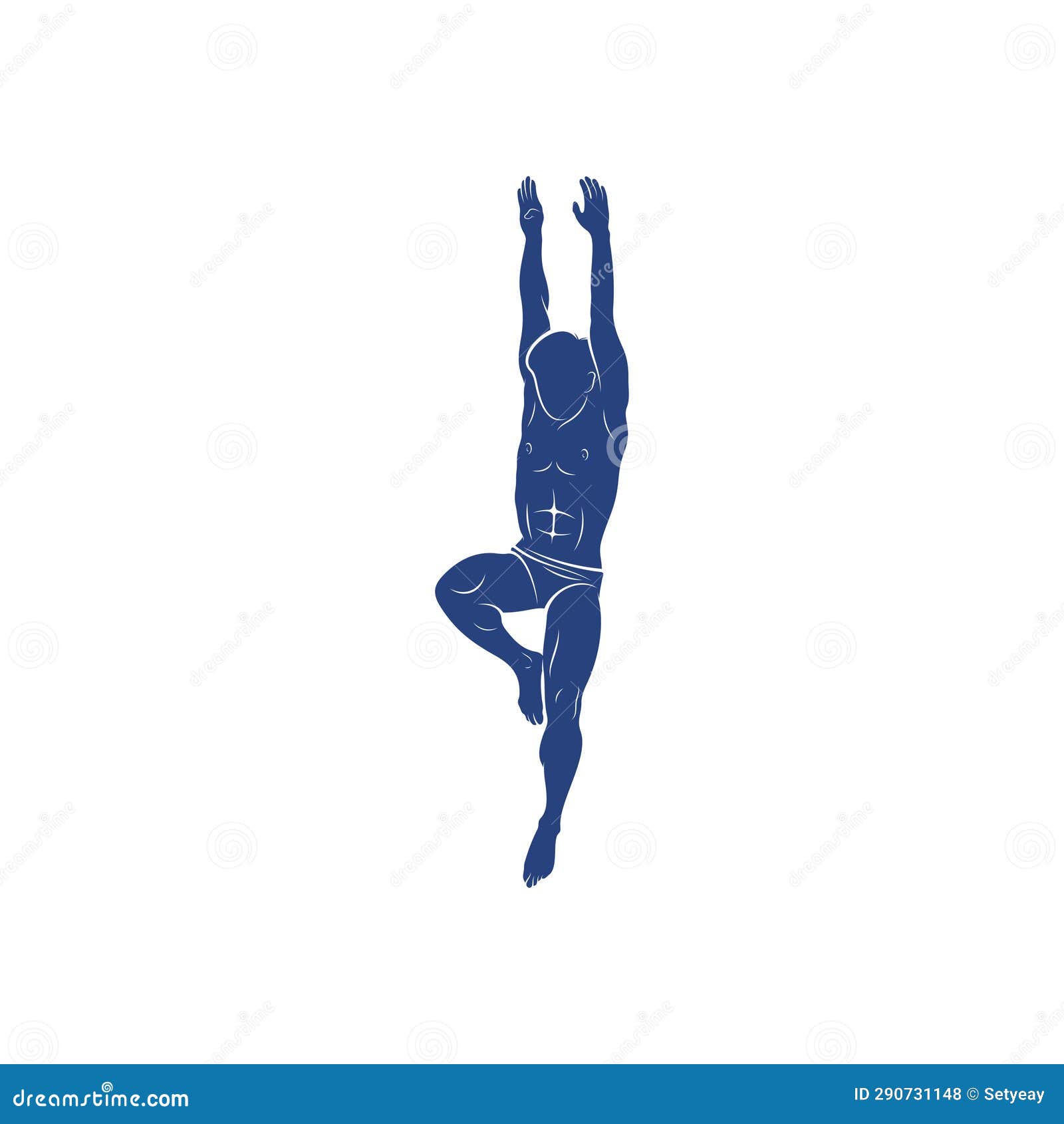 Synchronized Diving Vector Illustration Design. Springboard Platform ...