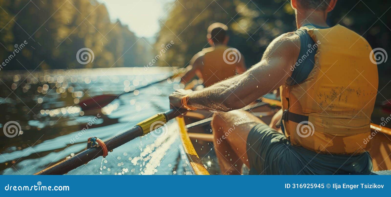 Synchronized Rowers Show Perfect Teamwork In Olympic Rowing ...