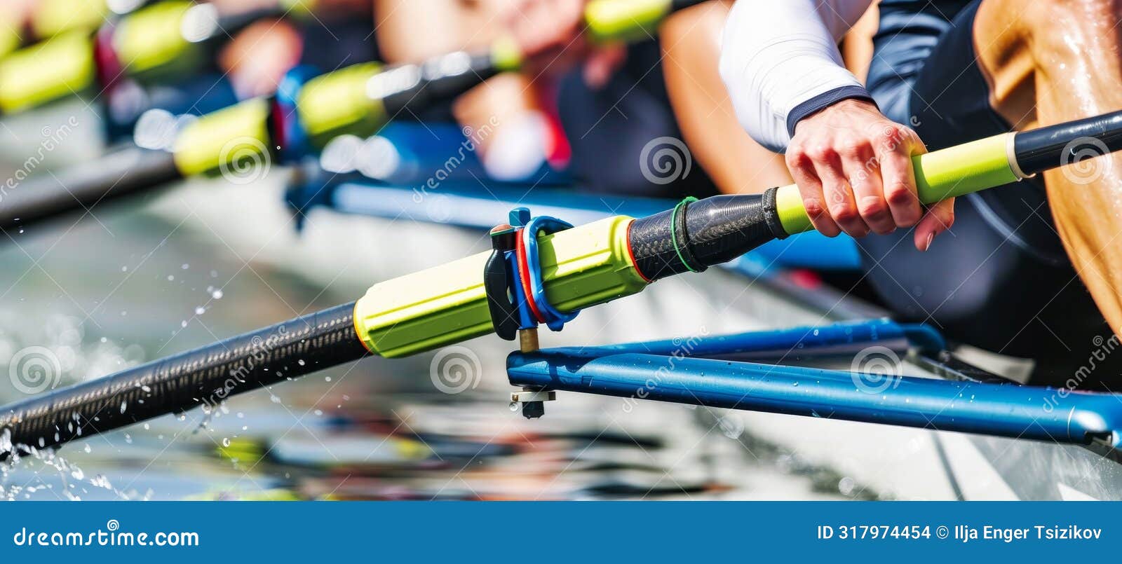 Synchronized Rowers Show Perfect Teamwork In Olympic Rowing ...