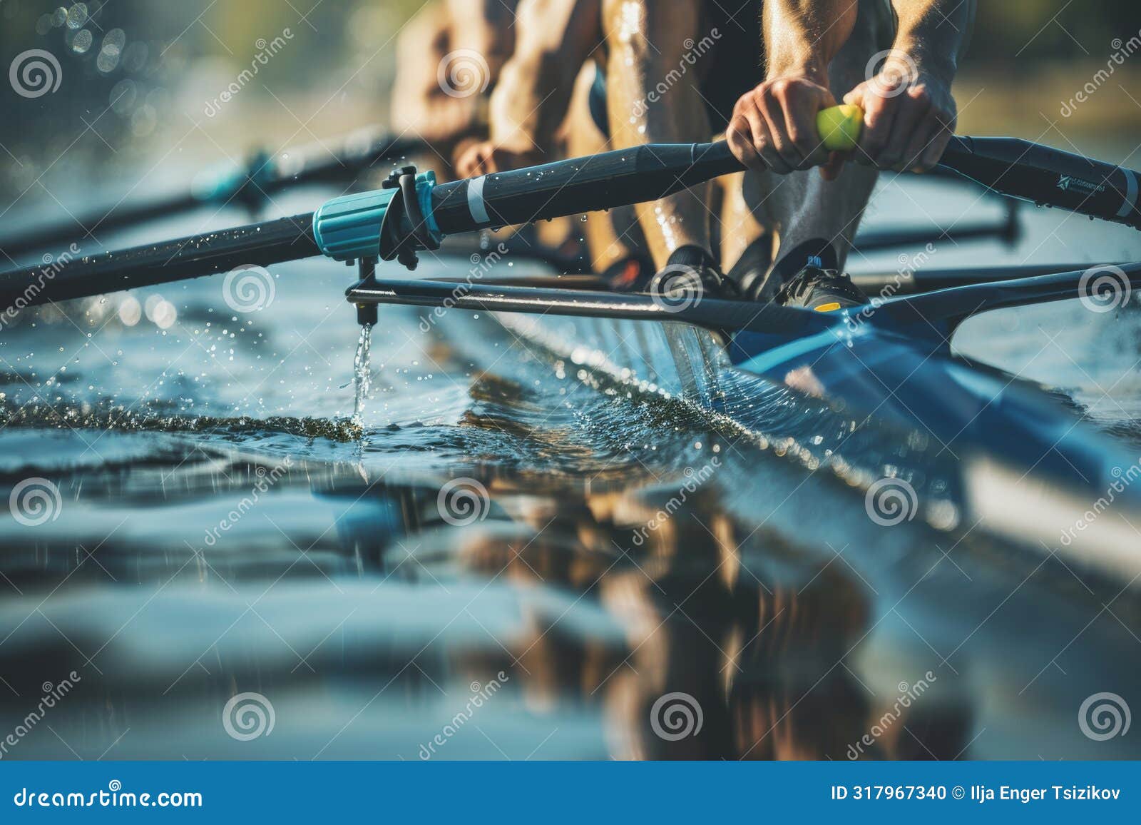 Synchronized Rowers Show Perfect Teamwork In Olympic Rowing ...