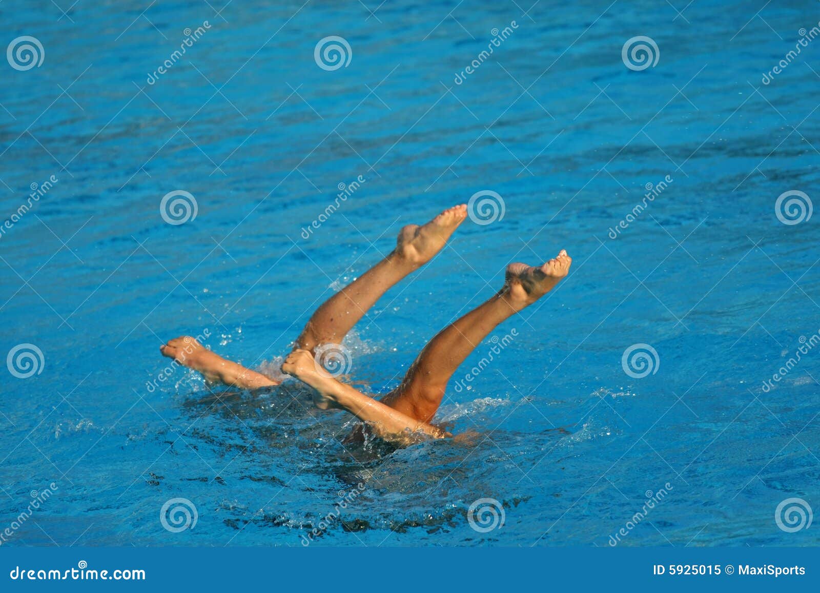 Synchronized Swimming stock image. Image of sports, exercise - 5925015