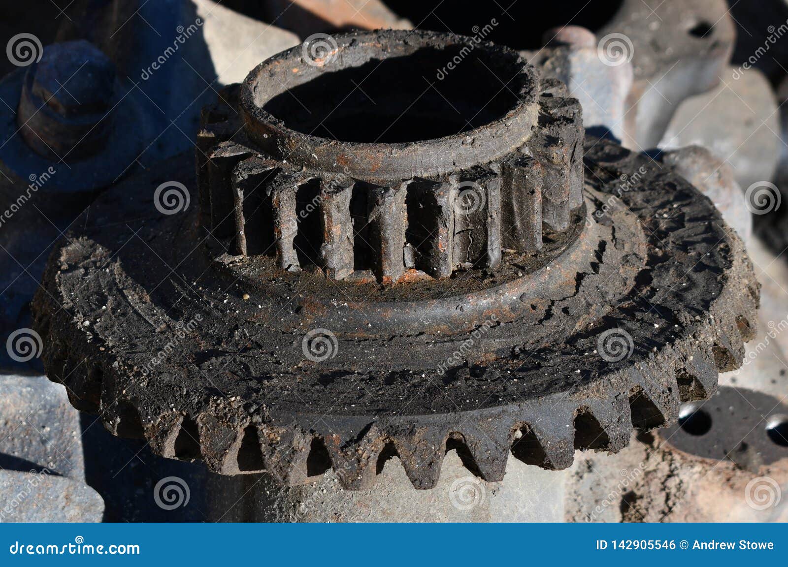 Synchronizer Gear Box of the Tractor Stock Photo - Image of gearbox ...
