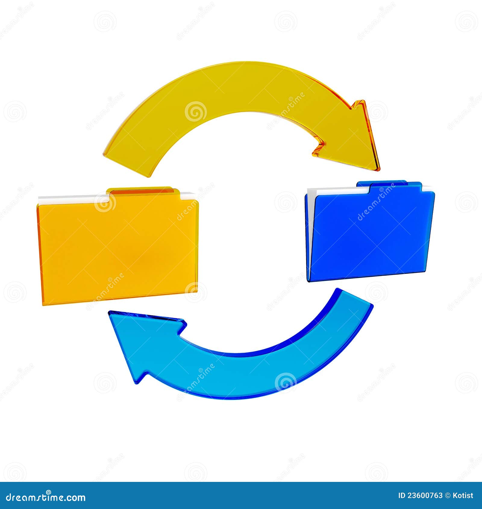 Synchronizing stock illustration. Illustration of computer - 23600763