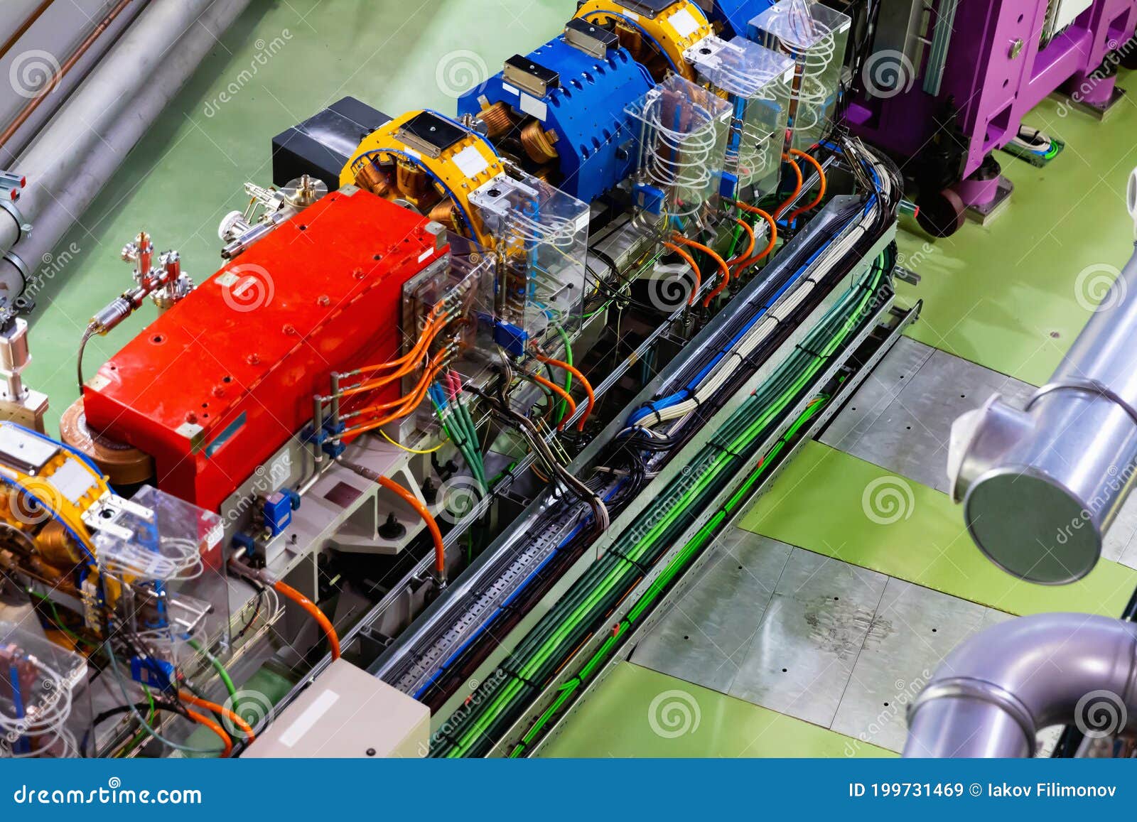 Particle Accelerators Beam Guidance System Royalty-Free Stock Photo ...